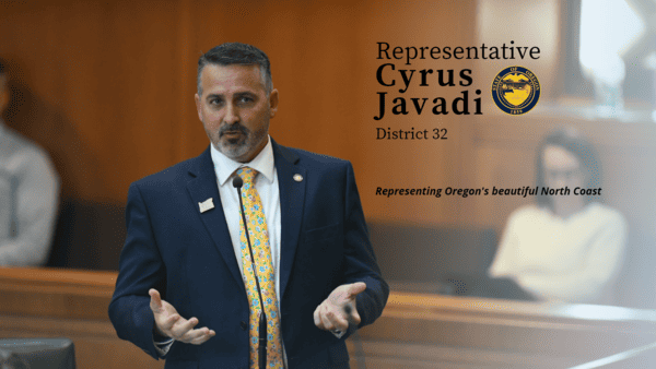 NEWS UPDATE FROM STATE REPRESENTATIVE CYRUS JAVADI: The Legislature is ...