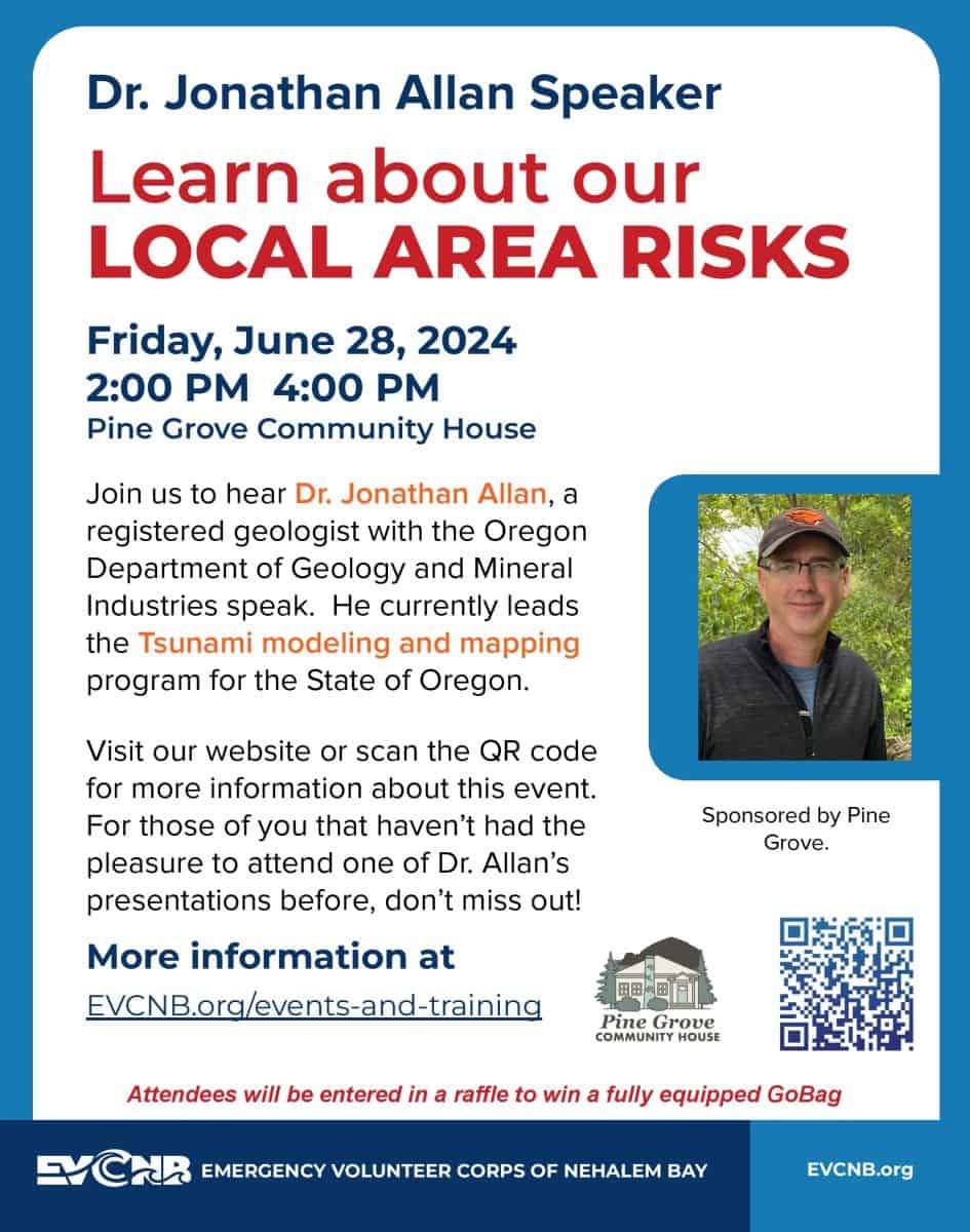Geologist Dr. Jonathan Allan to Speak about Tsunami and Earthquake ...