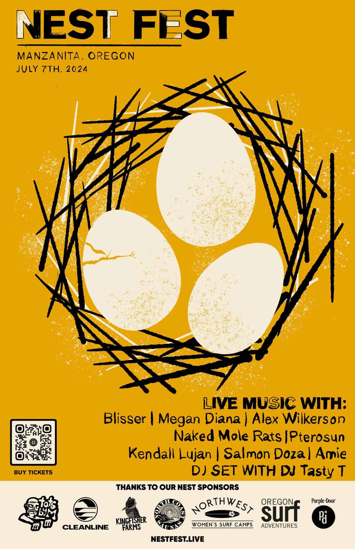 Nest Fest 2024: Live music festival on the beautiful Oregon Coast ...