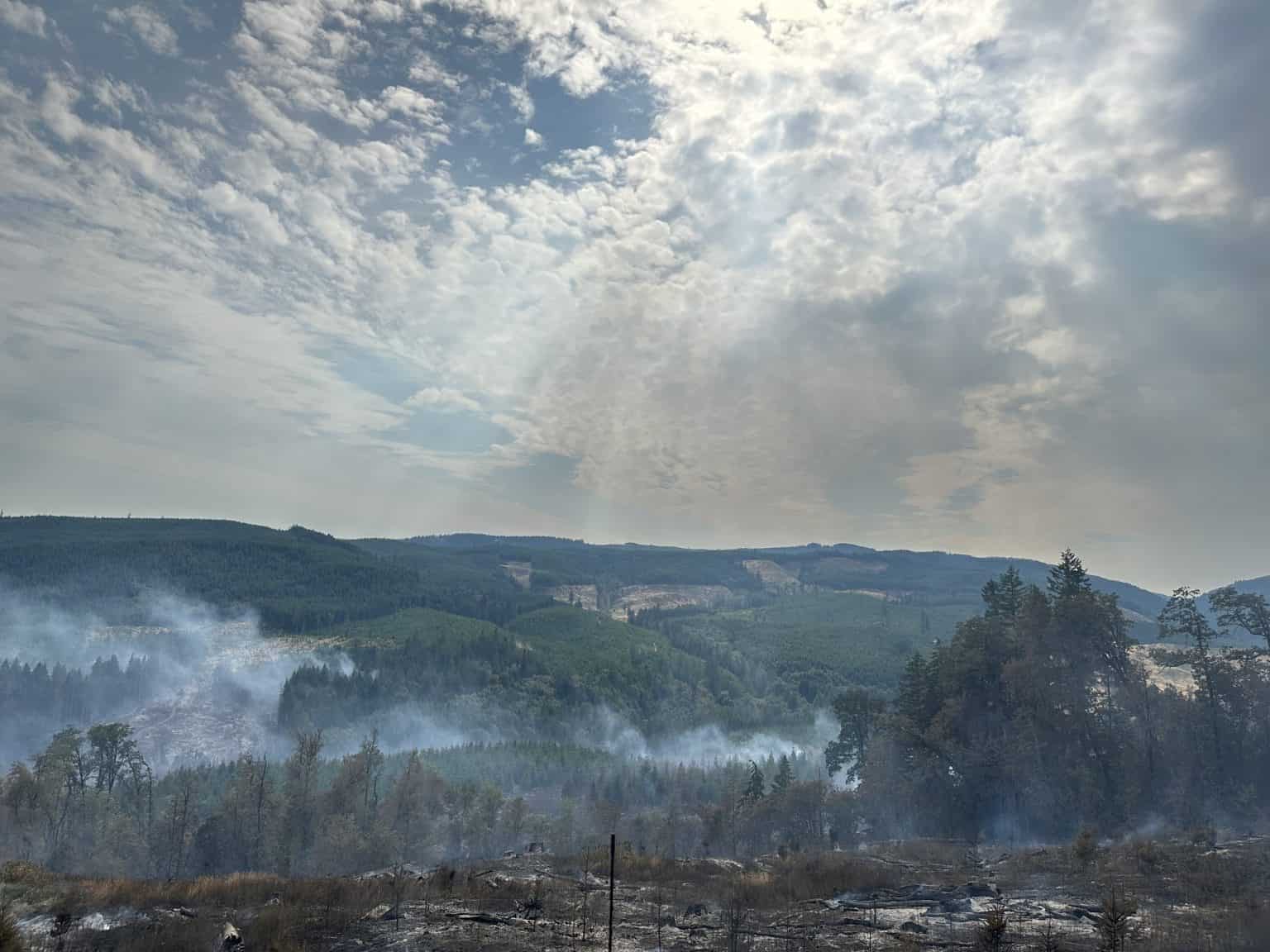 OREGON DEPT. OF FORESTRY – Lee Falls Fire update August 10: Community ...