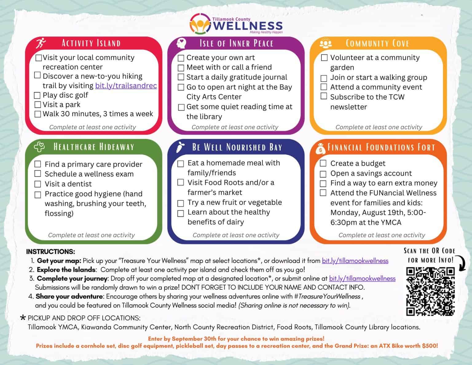 TILLAMOOK COUNTY WELLNESS LAUNCHES “TREASURE YOUR WELLNESS” — FREE ...