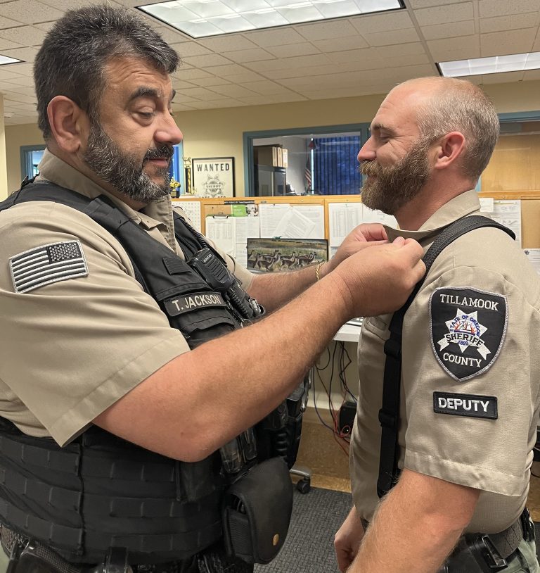 TILLAMOOK COUNTY SHERIFF’S OFFICE: Deputy Ben Berger Promoted to ...
