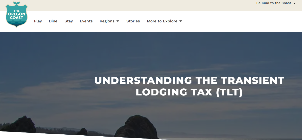 OREGON COAST VISITORS ASSOCIATION: Understanding the Transient Lodging ...