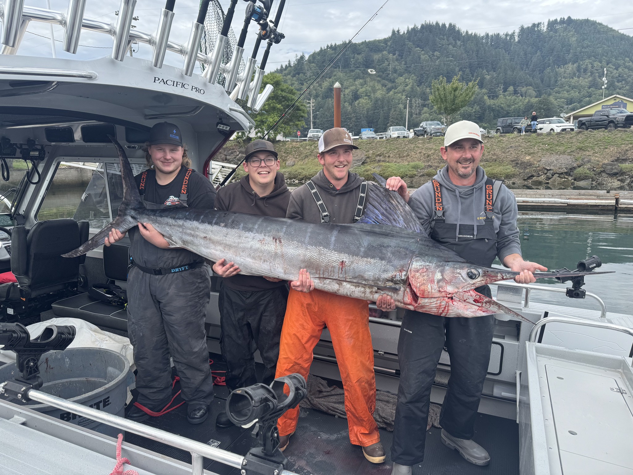 FISHERMEN CATCH OF LIFETIME – STRIPED MARLIN CAUGHT OFF OREGON COAST ...