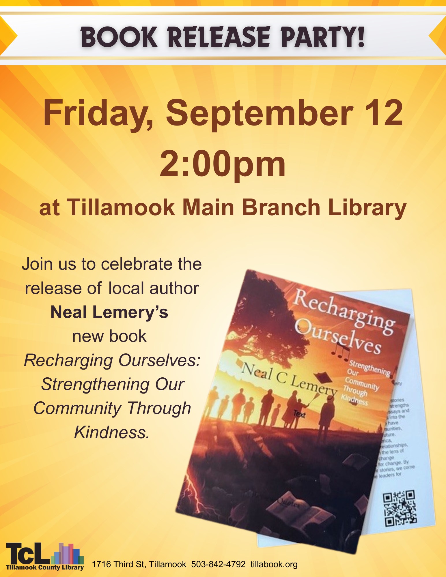 My New Book — Recharging Ourselves: Strengthening Our Community Through ...