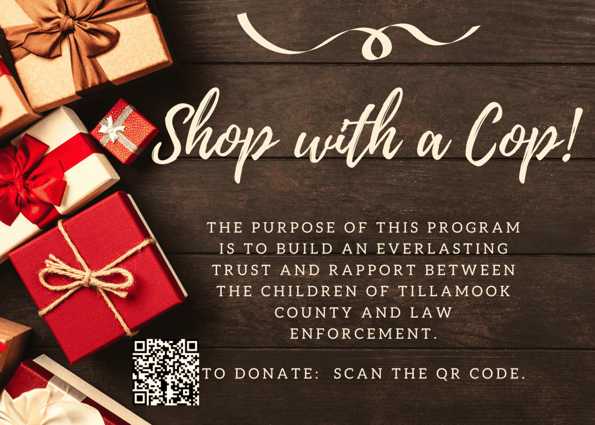 21st ANNUAL SHOP WITH A COP: Christmas Comes Early for some Tillamook ...